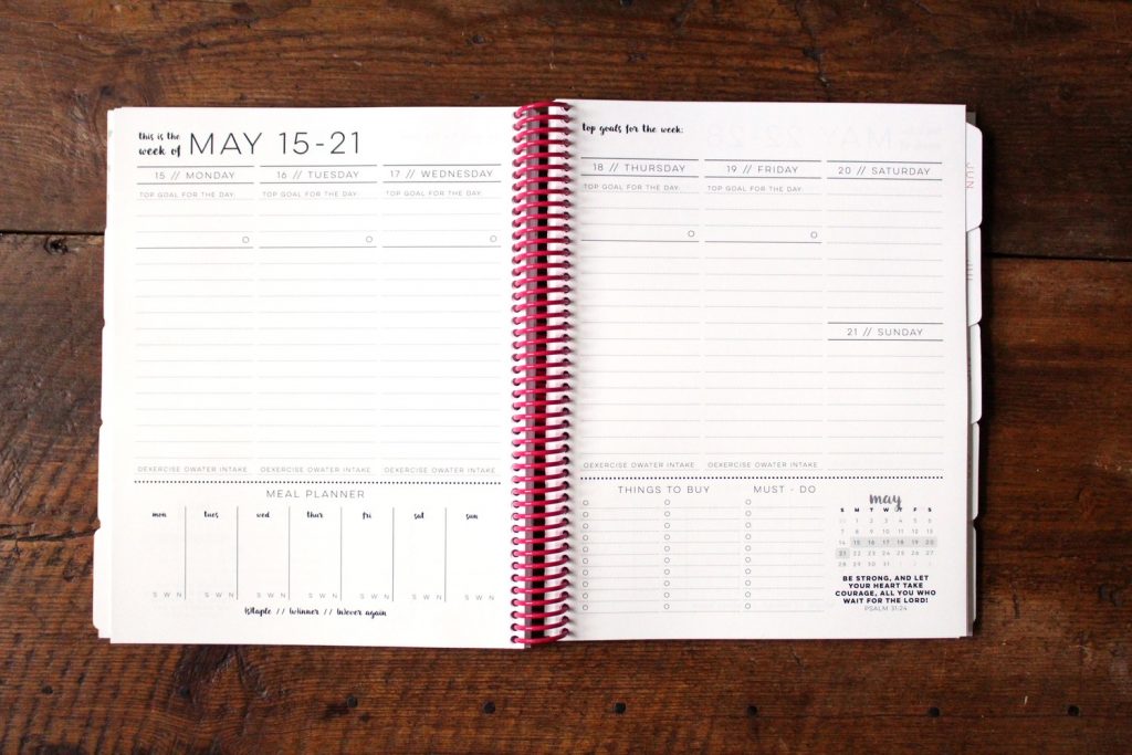 The Best Planner For An Organized Life - Gather and Flourish